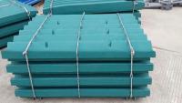 China EN124 Standard High Manganese Steel Jaw Plate for C116 Crusher Mn18Cr2 Wear Parts for sale