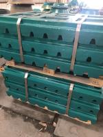 China EN124 Standard High Manganese Steel Jaw Plate for C116 Crusher Mn18Cr2 Wear Parts for sale