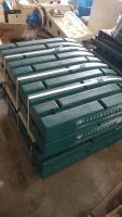 China 1000KG Weight High Manganese Steel Casting Jaw Plate for C105 C106 Jaw Crusher Wear Parts for sale