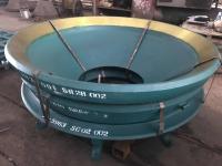 China High Manganese Steel Concave Bowl Liner for Symons Stone Crusher 1000 KG Weight Limit for sale