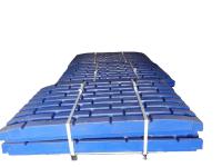 China High Manganese Steel Jaw Crusher Fixed Plate for C96 C100 in Eye-catching Colors for sale