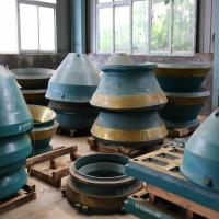 China High Manganese Steel GP200 Cone Crusher Wear Parts Mantle and Concave with Competitive for sale