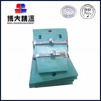 China C125 Jaw Crusher Spare Parts Plate with Robust Protection in Forging Processing Type for sale