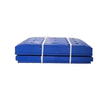 China Acceptable OEM C125 C145 Crusher Cast Steel Wear Jaw Plates for Energy Mining Industry for sale