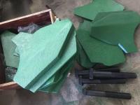 China Professional Inspection VSI Impact Crusher Parts Upper Lower Wear Plate B7150SE B9100SE for sale