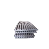 China Tough Movable/Swing and Fixed Jaw Plate for CJ412 CJ612 Jaw Crusher Spare Parts 999KG Weight for sale