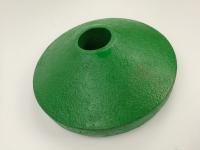 China Forging VSI Crusher Spare Parts Upper and Lower Wear Plate B6150SE 3.21KG Weight for sale