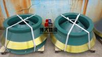 China High Manganese Steel Cone Crusher Wear Parts in Vibrant Colors Mantle and Bowl Liner for sale