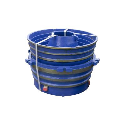 China Crushing Mining Machine Parts GP Cone Crusher Wear Parts Concave and Mantle Weight 500KG for sale
