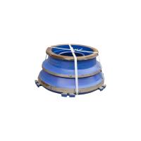China GP300 High Manganese Mining Cone Crusher Concave Mantle Bowl Liner Spare Wear Parts for sale