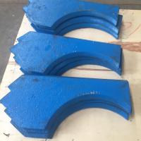 China 3.21 KG Professional Inspection CV117 Upper Wear Plate VSi Crusher Wear Spare Parts for sale
