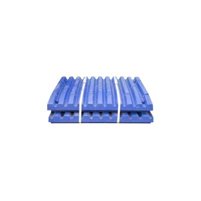 China High Manganese Steel Jaw Plate for C100 C105 C110 Crusher Excellent Wear Resistance for sale