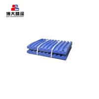 China High Manganese Steel Jaw Plate for C100 C105 C110 Crusher Excellent Wear Resistance for sale