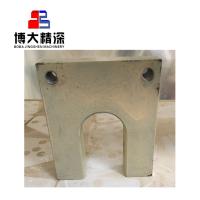 China Robust C160 Intermediate Plate Jaw Crusher Spare Parts Made of Carbon Steel for Mining for sale