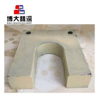 China Robust C160 Intermediate Plate Jaw Crusher Spare Parts Made of Carbon Steel for Mining for sale