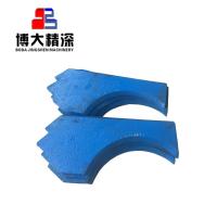 China Forging Process VSI Crusher Wear Parts Upper and Lower Wear Plate for CV128 Deburring for sale