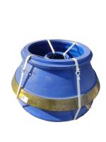 China GP500 Bowl Liner Concave Mn18 Cr2 Crusher Wear Spare Parts Mining Machinery for sale