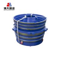China Standard MANTLE Mining Equipments Manganese Wear Parts Cone Crusher Bowl Liner GP220 for sale