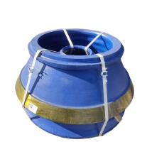 China GP300S Quarry Cone Crusher Wear Parts Bowl Liner and Concave Acceptable OEM for Ore Mining for sale