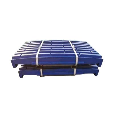 China OEM Acceptable Jaw Plate for C125 C145 Jaw Crusher Mining Machine Parts Manganese for sale