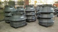 China CH420 Cone Crusher Parts Mantle and Bowl Liner of Casting Processing Type Weight 999 KG for sale