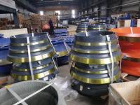China EN124 Standard Concave and Mantle Cone Crusher Parts High Manganese Casting CH660 CH870 for sale