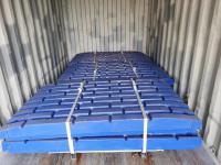 China Jaw Plate Jaw Cusher Tooth Plate Liners in Color Options for EN124 Standard Compliance for sale