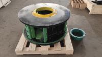 China B7150 VSI Sand Crusher Spare Parts Rotor Tip with Carbide Insert and 500KG Weight for sale