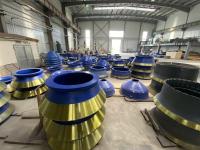China Quarry Crusher HP100 High Manganese Spare Parts Mn18Cr2 Concave for Cone Crusher Drawings for sale