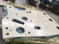 China Forged and Machined Stone Cone Crusher Parts of Side Plate for Ore Mining Applications for sale