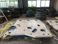 China Original Color Jaw Crusher Spare Parts with Carbon Steel Stone Cone Crusher Parts for sale
