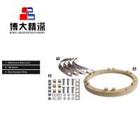 China EN124 Standard Forging Machining HP100 Main Frame Seat Liner Cone Crusher Spare Parts for sale