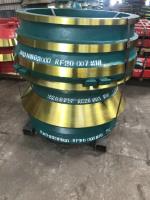 China High Manganese Stone Crusher Cone Crusher Concave Mantle Bowl Liner in Various Colors for sale