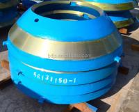 China TEREX Cone Crusher Mantle Bowl Liner Wear Parts for Ore Mining in Colorful Variations for sale