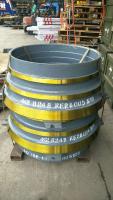 China Mn13 18 22 Cone Crusher Wear Spare Parts Mantle Bowl Liner for Crusher for sale