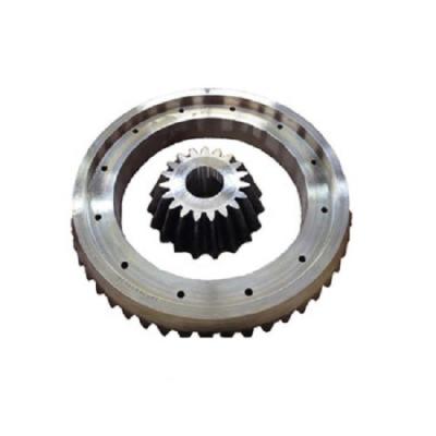 China Customized Surface Treated Drive Gear Pair for Mining Stone Cone Crusher Spare Parts for sale