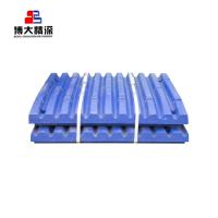 China Energy Mining Stone Cone Crusher Jaw Plate Spare Wear Parts with High Manganese Steel for sale
