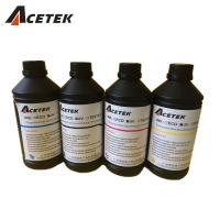 China Acetek UV Printer Ink 1000ML/Bottle For Epson Dx5/Xp600/Dx7/Dx8 Head for sale