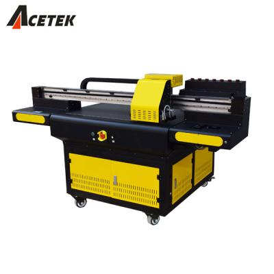 China Acetek UV Flatbed Printer , Mobile Cover CMYK Digital UV Flatbed Printing Machine for sale