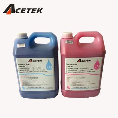 China Slightly Smell outdoor Solvent Based Ink for spt 510 1020 head for sale