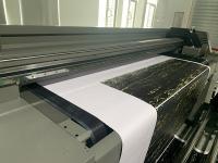 China CMYK Varnish UV Hybrid Printer Roll To Roll With 4pcs Epson I3200 Head for sale