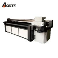 China 3.2m UV Textile Printer , Hybrid Printing Machine 4/8pcs Head for sale