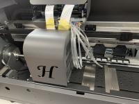 China Automatic 30cm PET Roll DTF Transfer Film Printer Shake Powder Machine for sale