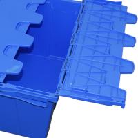 China Custom Logo Folding Collapsible Stackable Crate 600x400mm 40L for Fruit Transportation for sale