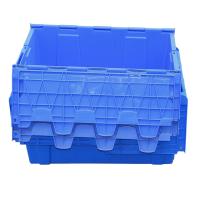 China Heavy-Duty Plastic Nesting Crate Small Shipping Turnover Box Stackable for Moving Company or Warehouse Use for sale