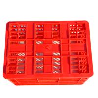 China Customize Surface Handling Plastic Turnover Crate for Transportation and Storage for sale