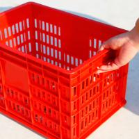 China Customize Surface Handling Plastic Turnover Crate for Transportation and Storage for sale
