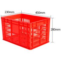 China Customize Surface Handling Plastic Turnover Crate for Transportation and Storage for sale