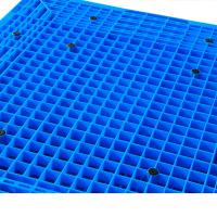 China HDPE Plastic Pallet 9 Legs Light Duty 1100x1100mm 6T Static Load Industrial Pallet for sale