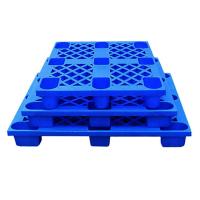 China Light Duty Euro Plastic Pallet 1200x1000mm Recycled Disposable One-Way Nestable for Export Shipping for sale